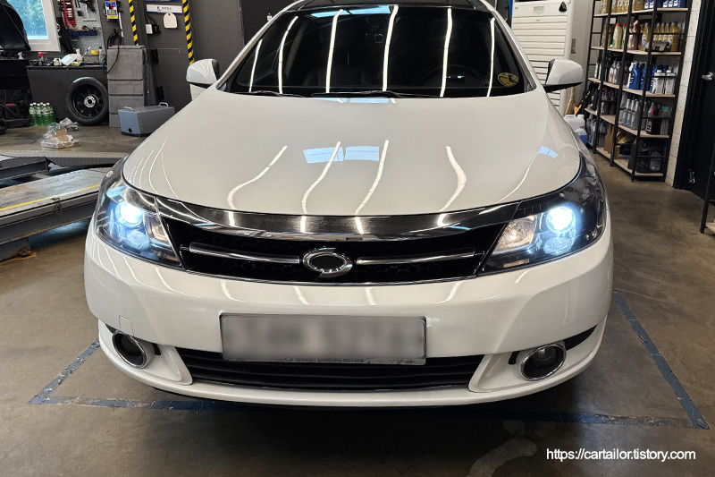 SM5 라구나 합법 인증 LED 헤드라이트 튜닝 - 브라비오 올뉴클래식 H7