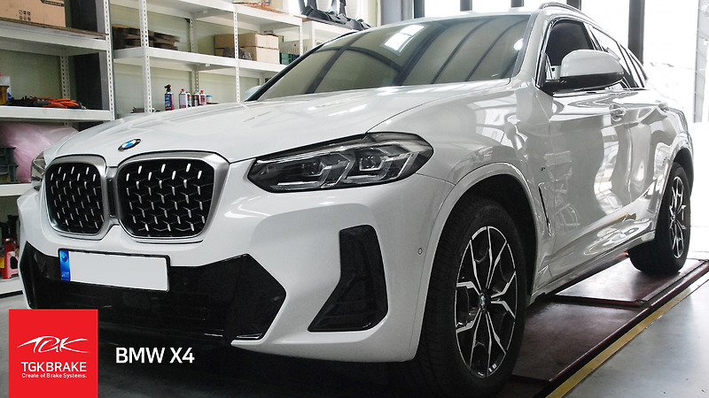 [BMW X4] 순정 4P 브레이크 시 꿀렁거림 - 부산브레이크튜닝전문샵 :: TGK 브레이크