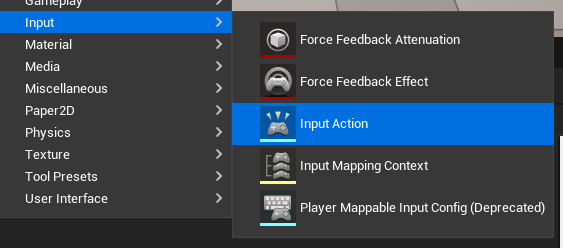 [Unreal5] Input Action와 Input Mapping Context 사용방법