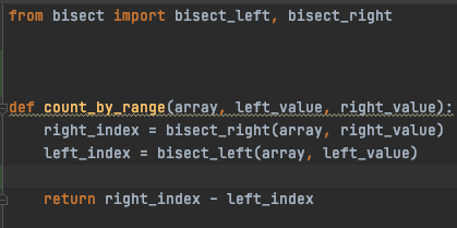 python bisect, bisect_left, bisect_right — minji's engineering note