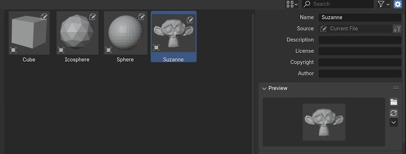 Blender: Asset Library Setting