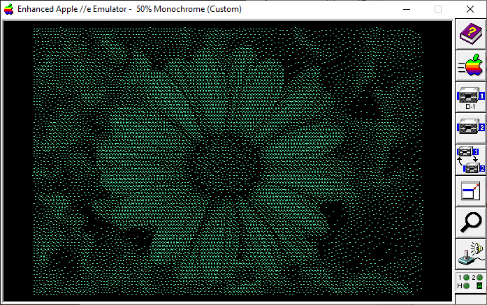 Apple2 Bitmap Image to HGR Binary Data