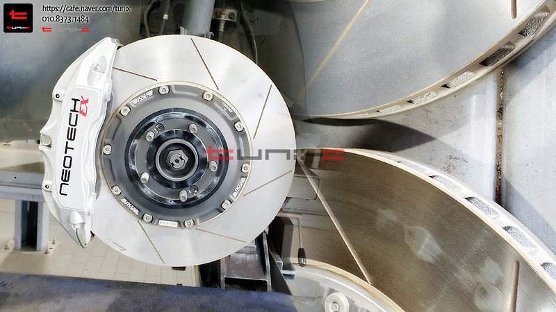 네오테크6p-EX 380mm디스크연마 핸들떨림현상해결 & 브레이크액교환 펠리세이드 ( 대구브레이크튜닝 튜닉스 )