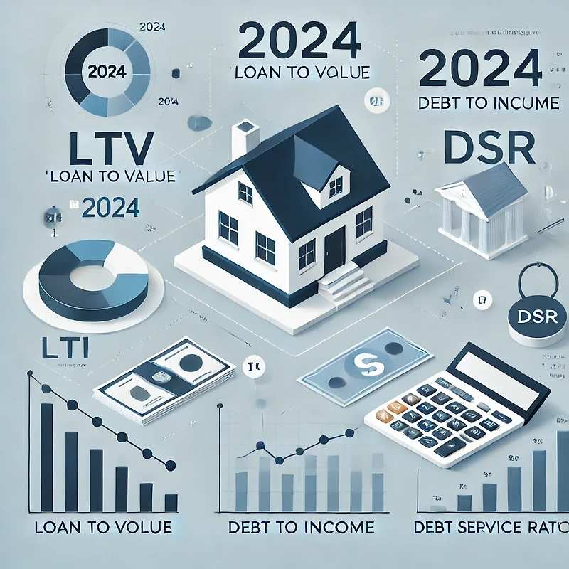 2024년 주택담보대출 규제 강화! DSR 2단계 적용과 LTV, DTI 변화, 꼭 알아야 할 핵심 포인트