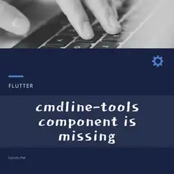 [flutter] cmdline-tools component is missing 에러가 발생한다면
