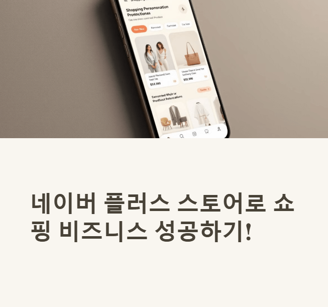 AI 맞춤형 쇼핑 네이버 플러스 스토어 입점으로 매출 2배 높이기
