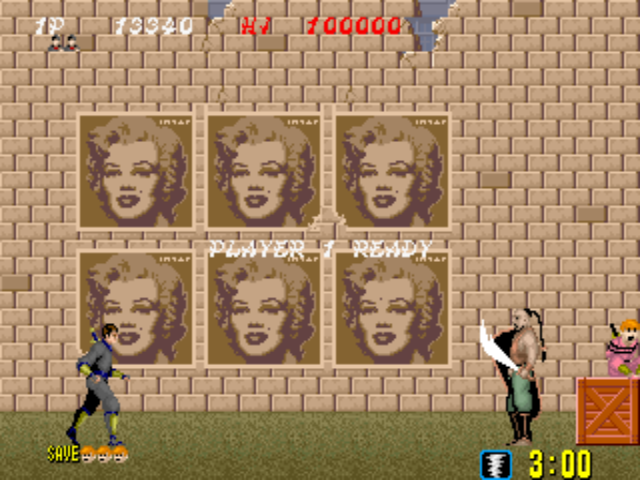 시노비 (Shinobi) Sega 1987