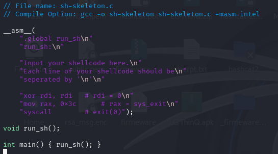 [ Dreamhack : System Hacking ] Shellcode