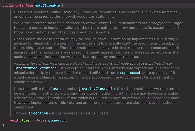 [아이템 9] try-finally 보다는 try-with-resource를 사용하라