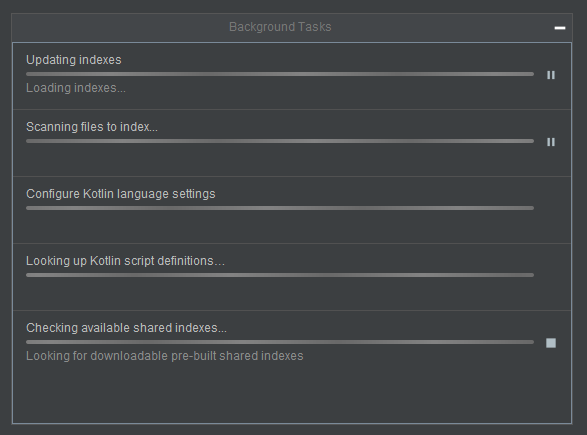 Intellij IDEA 무한 indexing 문제 해결 invalidate caches