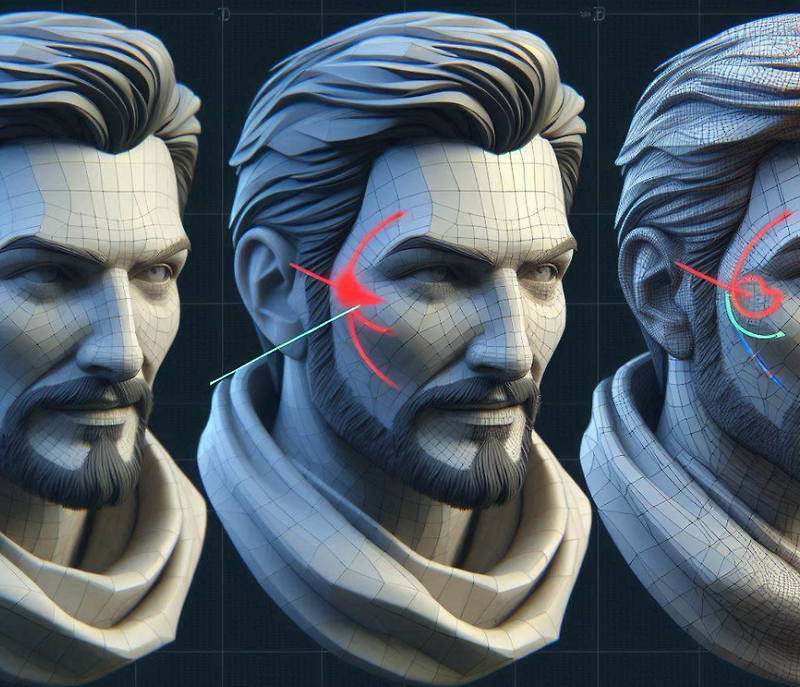 Edge Loop와 Edge Flow: 3ds Max에서의 활용