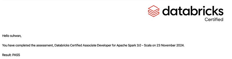 Databricks Apache Spark 자격증 취득 후기 — Suhwanc