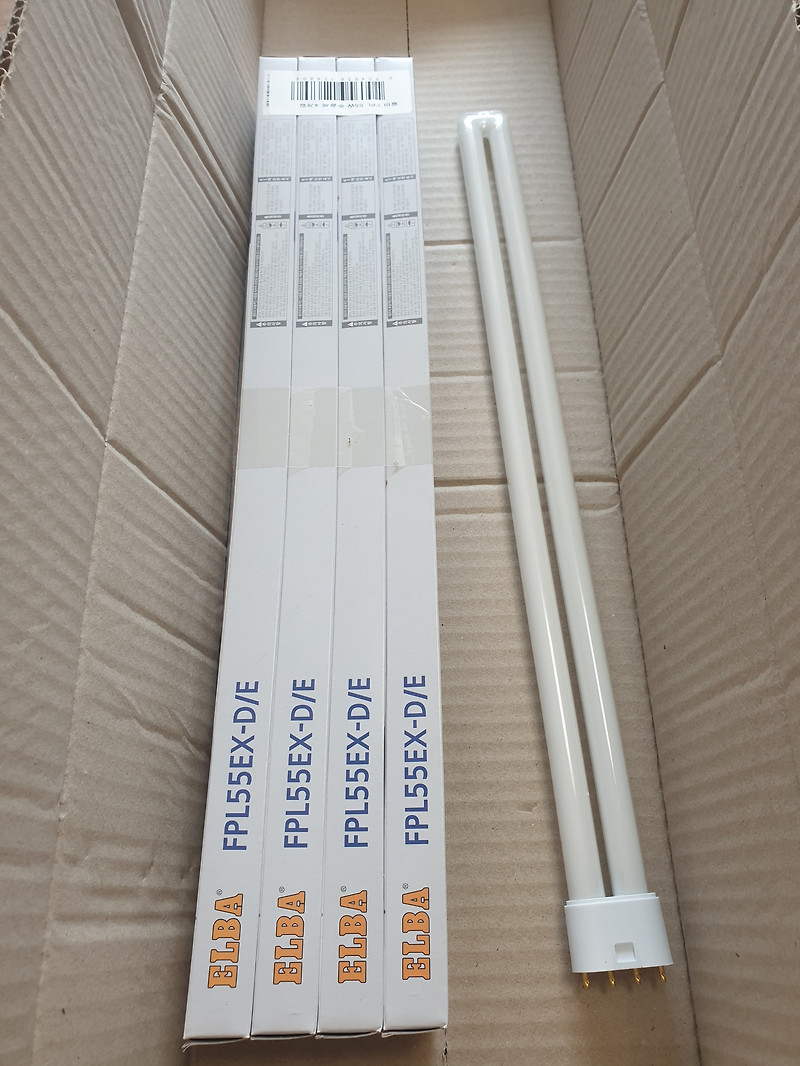 쿠팡 형광등 금호전기 엘바 FPL 55W 주광색 재구매는 X
