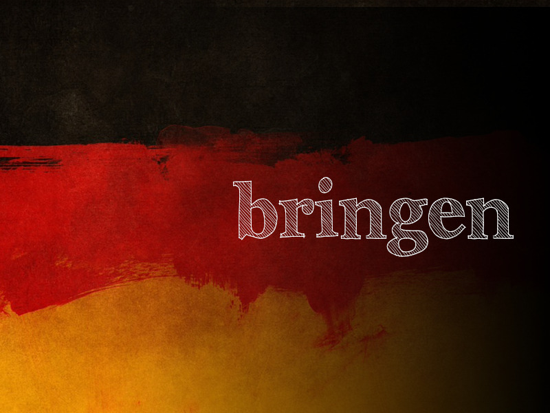 독일어 동사 bringen 변화