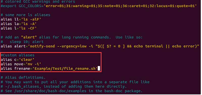 Linux 단축 명령어 설정 (Alias)
