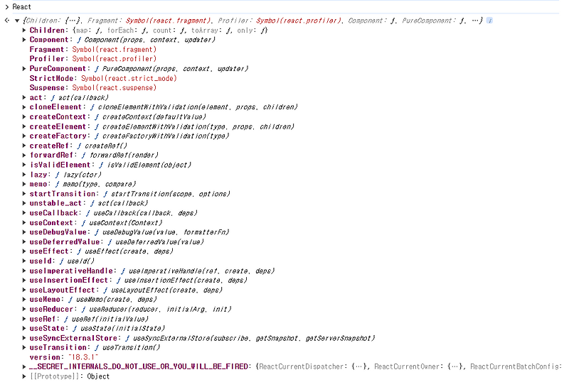 [React] React 메서드 & React DOM