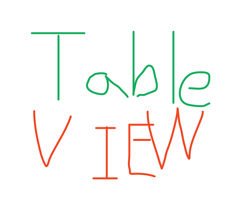 [iOS] UITableView를 사용해서 화면에 Cell 나타내기