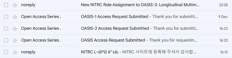 OASIS dataset 사용해보기 (2) OASIS-3 사용