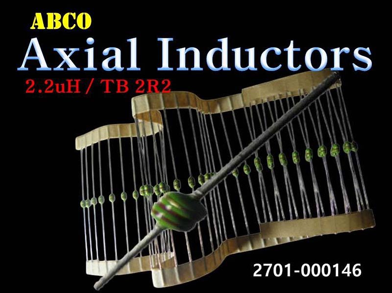 Axial Inductors TB2R2 엑쎌Type 인덕터 2.2uH 2.5x3.4mm ABCO 2701-000146