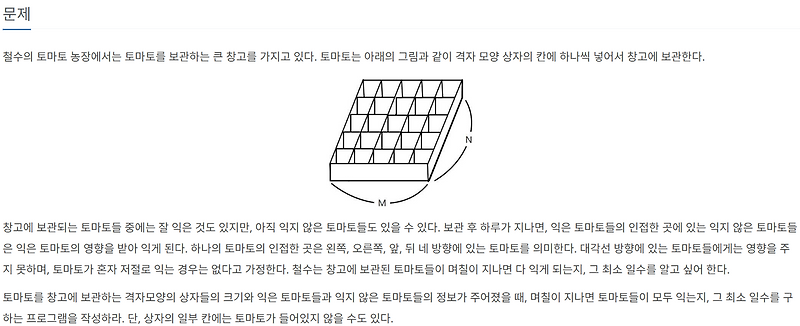 [백준] 7576 토마토 (python)