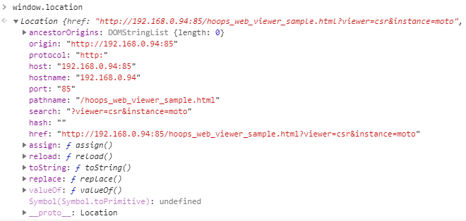 [Javascript] URL의 host, hostname, port, pathname, search