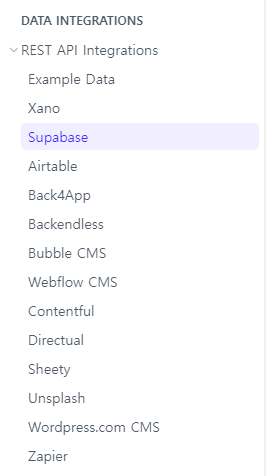 Draftbit Document 공부| REST API Integration:Supabase 어디가 잘못 된 건지 알려주실 친절한 분 찾아요? (해결)