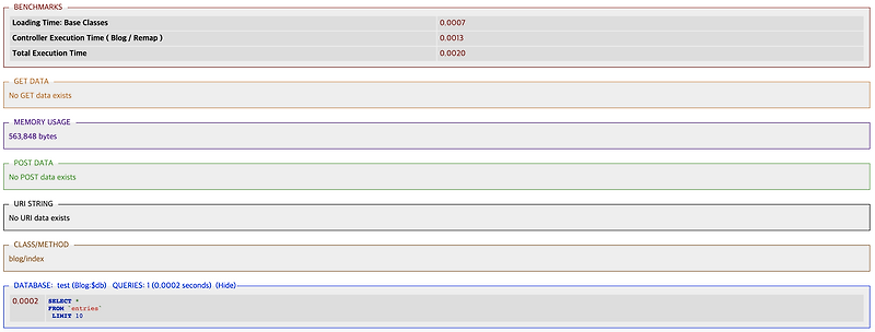 Web Programmer :: [PHP][CodeIgniter]Benchmark