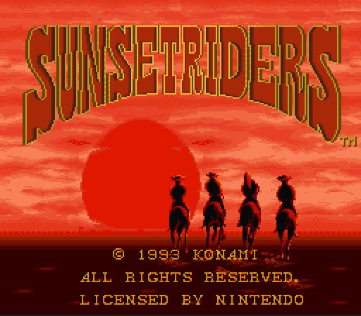 포스힐러의 BGM zone :: 선셋라이더스/Sunset Riders - 스타일리쉬한 서부시대