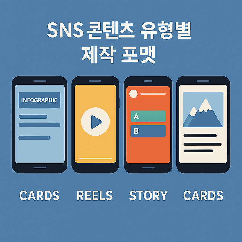 SNS 콘텐츠 유형별 제작 포맷 정리 – 유형에 맞는 형식이 성과를 만든다!