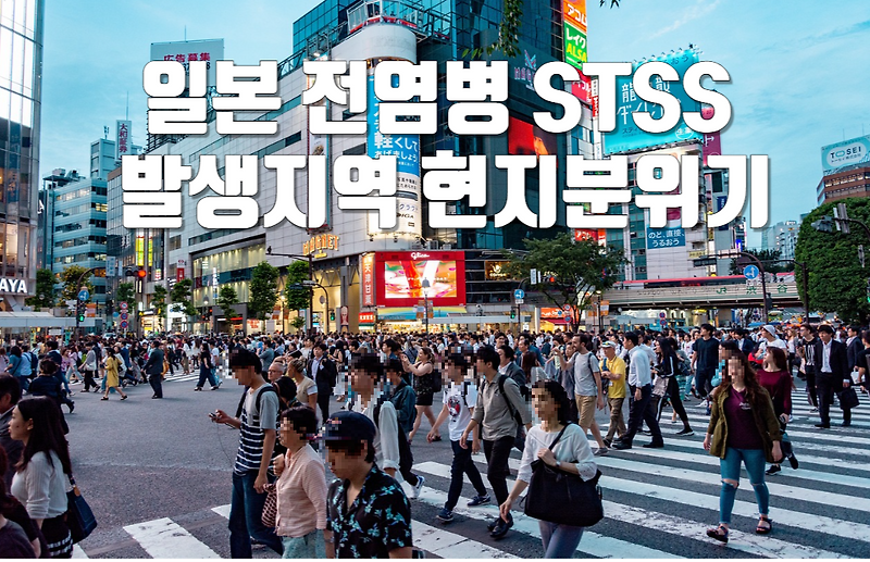일본 전염병 STSS 치사율, 발생 지역, 감염자 확산, 현지 분위기