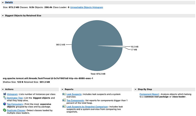 heap dump 분석하기 (feat. OOM)
