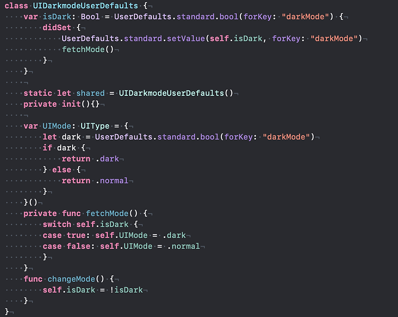 iOS 다크모드 설정을 3개 옵션으로 나눠서 적용하자 :: Jenikeju