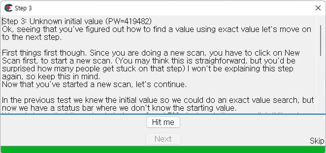 [CheatEngine] Tutorial Level 2 - 풀이