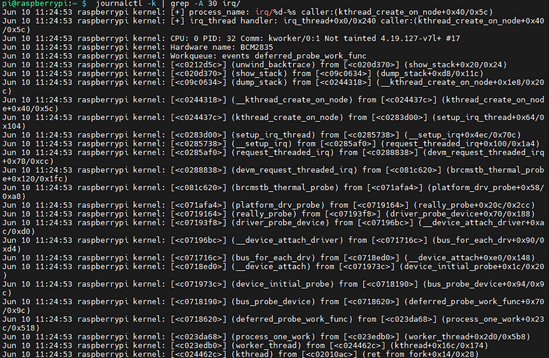 디버깅을 통해 배우는 리눅스 커널의 구조와 원리 1, 도서 공부하기 26 - IRQ 스레드 생성 설명