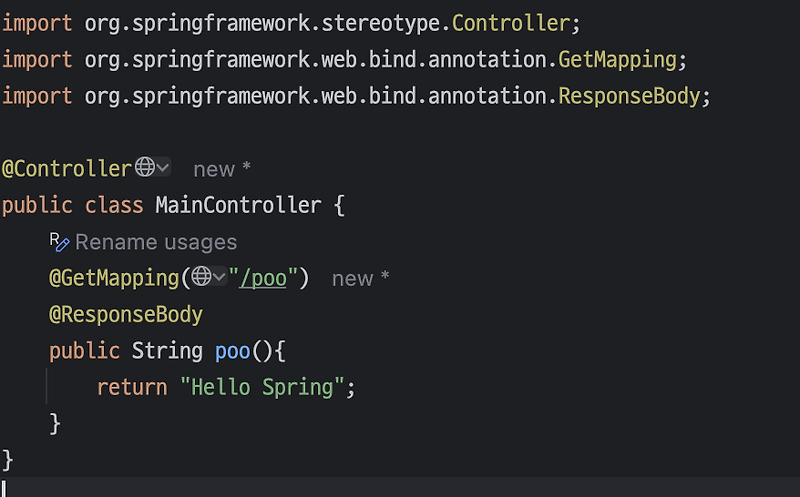 Spring Boot Controller
