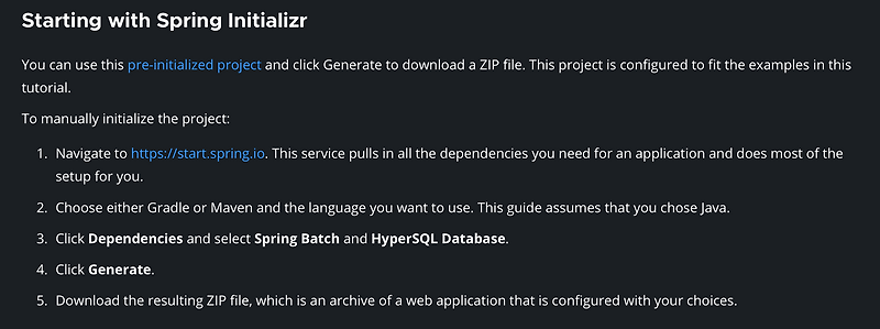 [Batch] Spring Batch 따라하기 | Creating a Batch Service