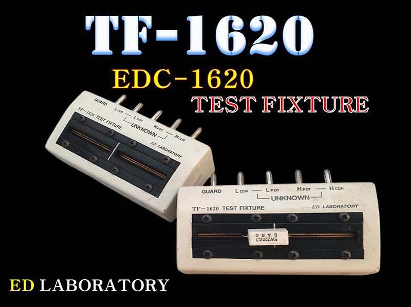 LCR Meter EDC-1620 TEST FIXTURE TF1620 LCR메타 테스트 픽스쳐 231-1234-TF16 ED ...