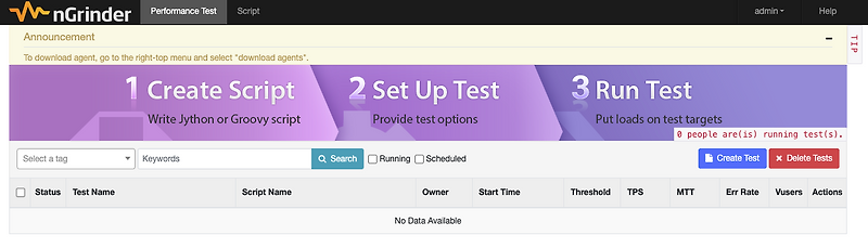 [성능 테스트] nGrinder + Springboot 부하 테스트 준비 - 성능 테스트 해보기