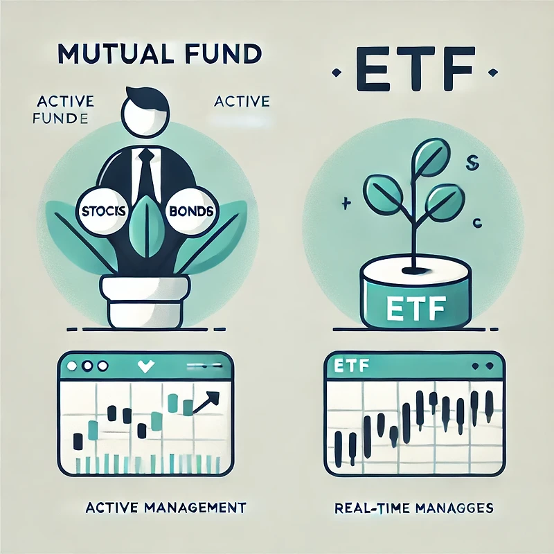 펀드 상품과 ETF의 차이점은?