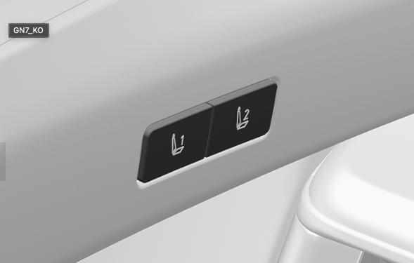 [EV6 CV, CV PE] 운전 자세 메모리 시스템 사용방법(IMS)