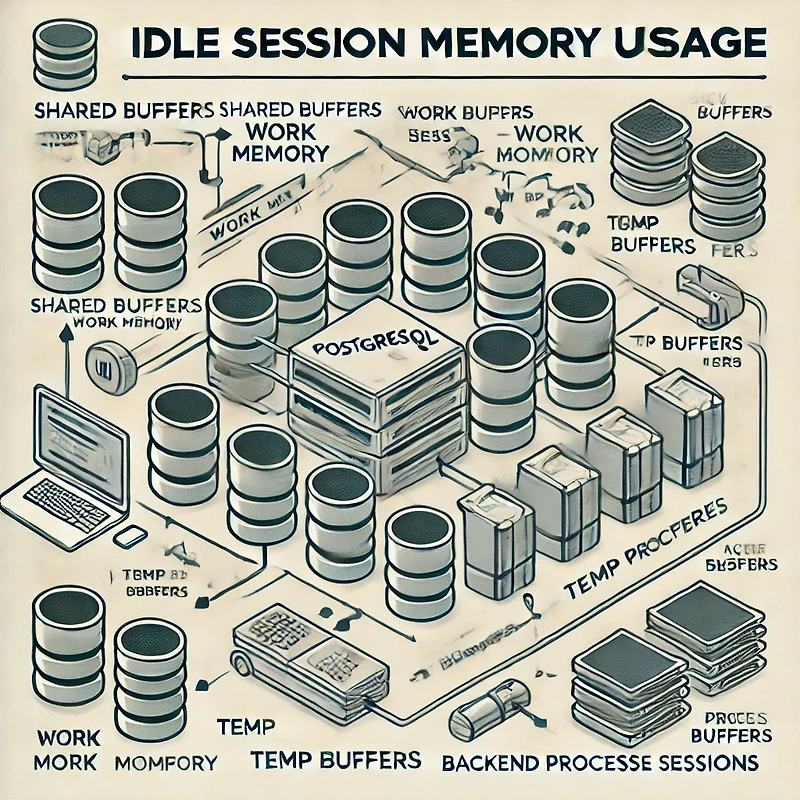 PostgreSQL - Idle Session' Memory :: 구름의 기록