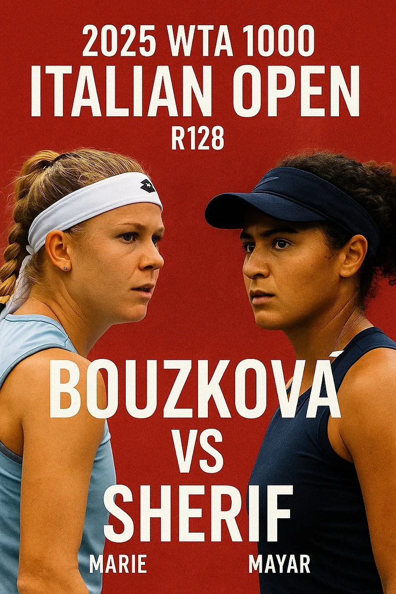 2025 WTA1000 이탈리아오픈 R128 마리 부즈코바VS 마야르 샤리프