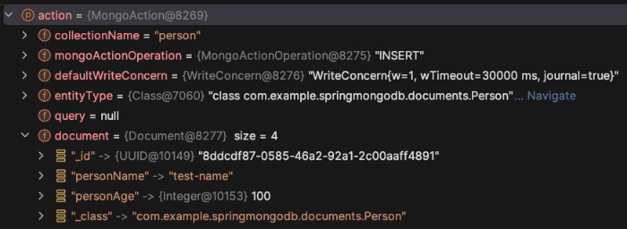 spring data MongoDB - MongoTemplate 설정하기