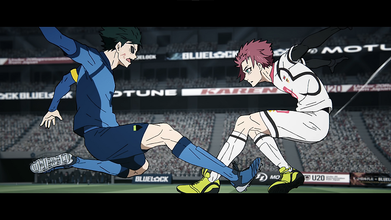 ( 한글 AI 자막 ) 일본 만화 애니 "블루 록 2기" 13화, 14화 마지막화 클립 모음 + 개인적인 평가 — 플루토