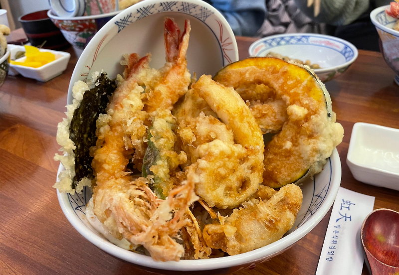 통영맛집/봉수골을 고소한 튀김냄새로 채우는 텐동맛집, 니지텐