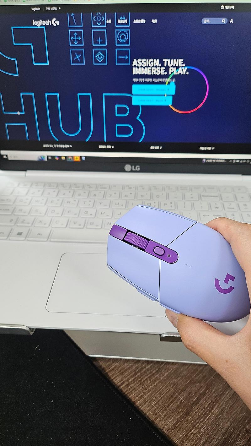 로지텍G304 LIGHTSPEED 무선 게이밍 마우스 M-R0071 라일락 제품 구매 후기