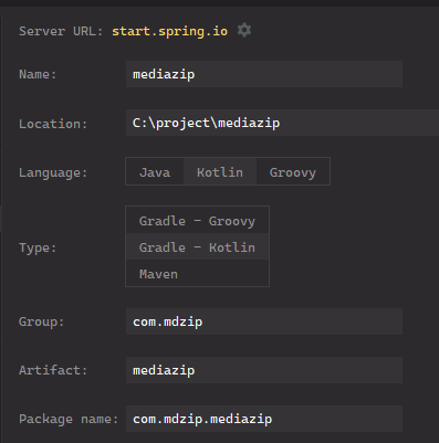 kotlin+spring boot+gradle project 생성 — 완벽한 실패로부터