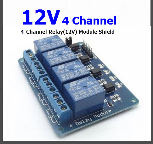 4-Channel Relay(12V) Module Shield