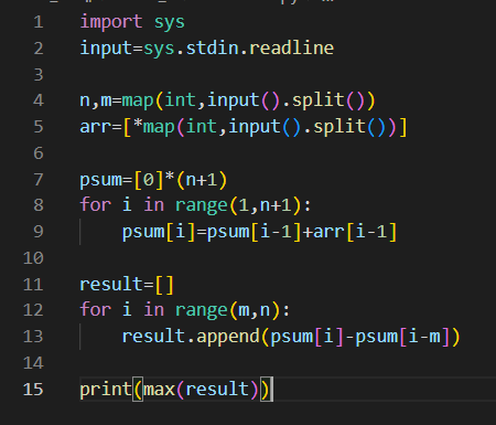 [BOJ/Python] 12847 꿀 아르바이트 — Koala
