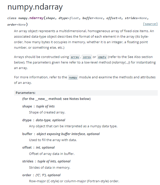 Numpy 자료구조 :: ndarray (N- Dimension Array)